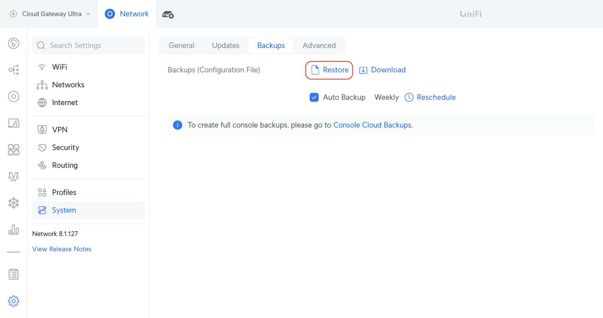 How To Restore A Ubiquiti UniFi Cloud Gateway from A Backup • JGC IT ...